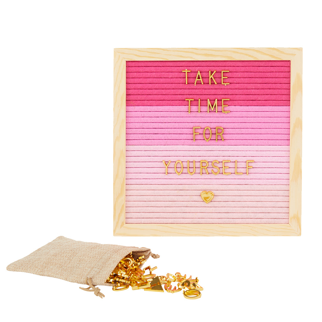 Pink Stripe Letter Board – xo,Sienna