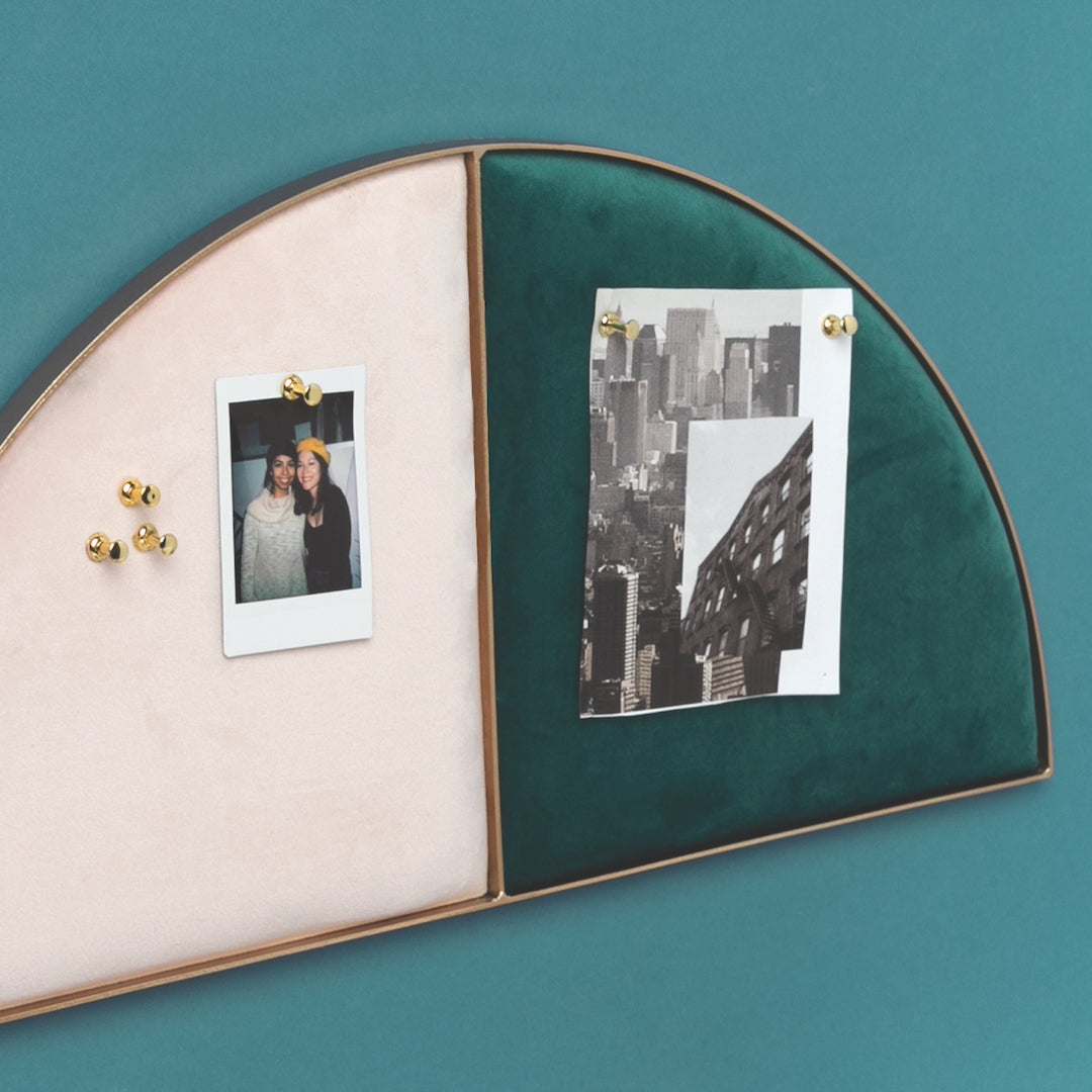 Half Moon Cork Board- Cute Desk Accessories | xo, SIenna – xo,Sienna